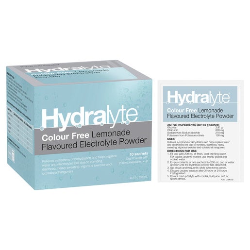 Hydralyte Sachets Lemonade 4.9g x 10s | WA INDUSTRIAL SUPPLIES PTY LTD